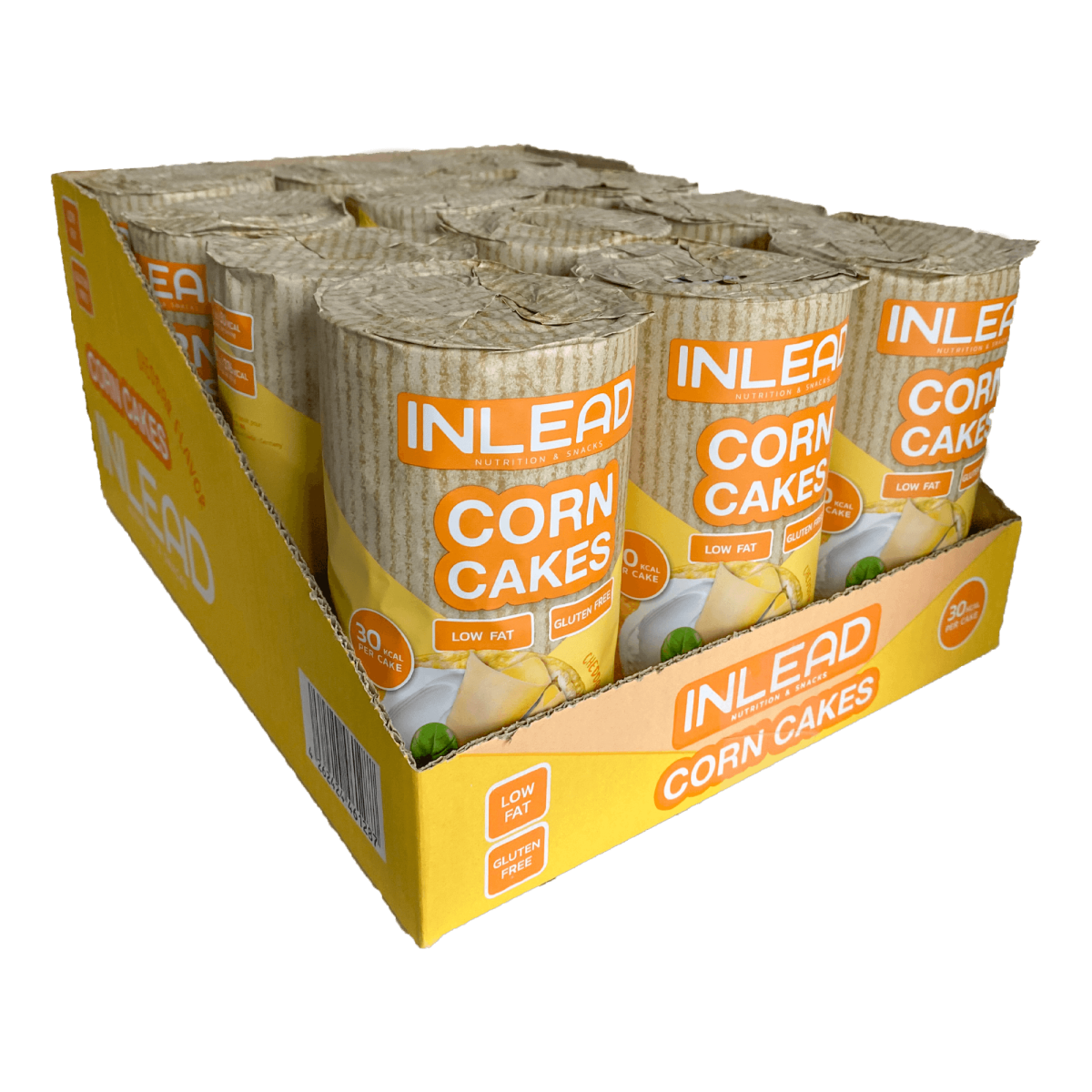 Inlead Corn Cakes - [12er Karton] 12 x 120g Cheddar Flavor